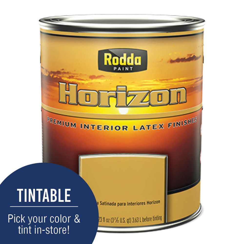 Rodda Horizon Interior Latex Satin White Paint Base 1 qt. at Moscow ...