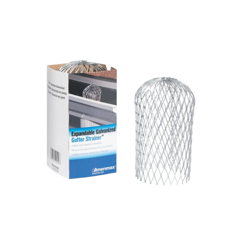 Amerimax Gutter Strainer 3 in. Expanded Galvanized Gutter Guard at ...