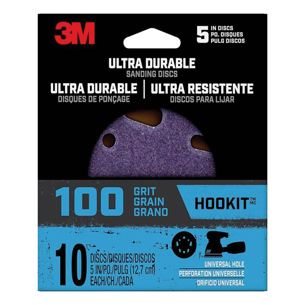 3M Hookit 5 in. Sanding Disk 100 Grit (10 pk.) at Moscow & Pullman ...