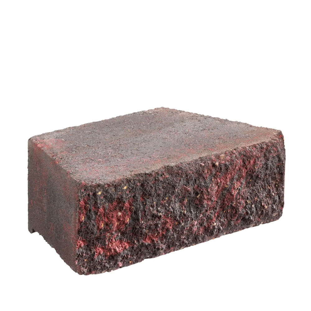 Anchor Windsor Red & Charcoal Wall Block 4 in. x 12 in. at Moscow ...