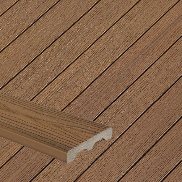 Fiberon Good Life Escapes 1 in. x 6 in. x 20 ft. Square Edge Composite ...