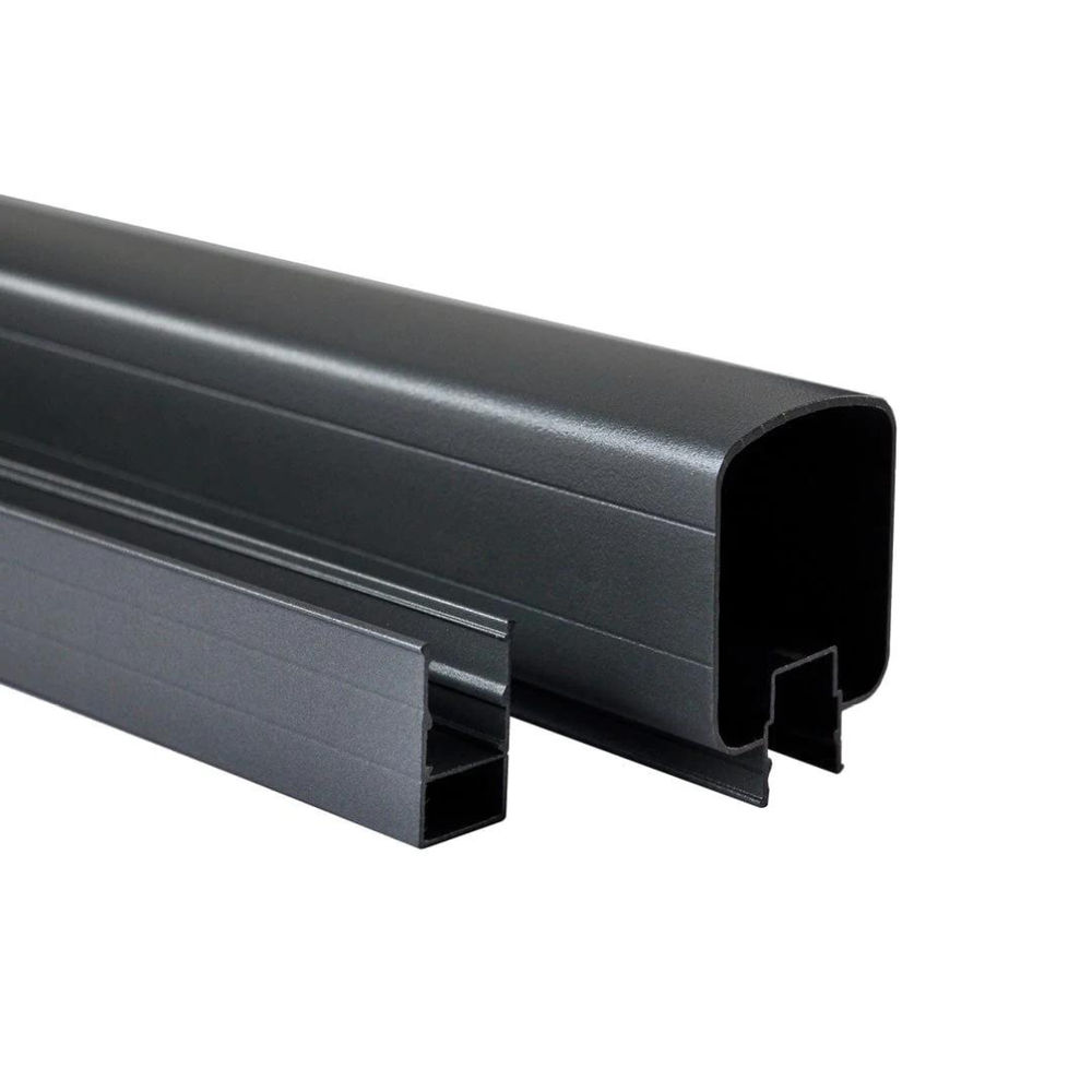 Regal Railing 6 ft. Top & Bottom Rails Textured Black (2 pc.) at Moscow ...