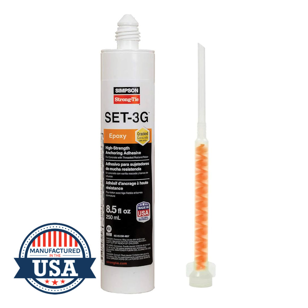 Simpson Strong-Tie SET-3G High-Strength Epoxy 8.5 oz. at Moscow ...
