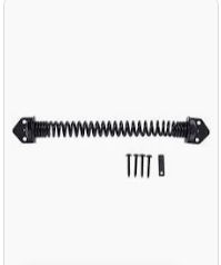 3-1/2" Black Stainless Steel Gate Spring Hinge at Ashby Lumber