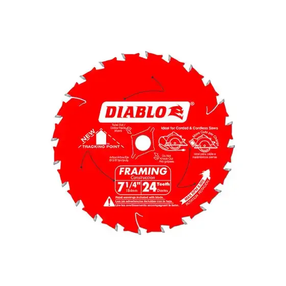 7-1/4 x 24 T Diablo Blade 3885662 (Pack of 10) at Doug Ashy Building ...