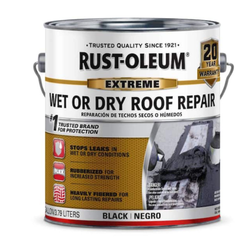 Rust-Oleum Extreme Rubber Wet Patch Black 1 gal. at Moscow & Pullman ...