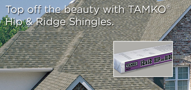 Tamko Heritage Shadow Grey Hip & Ridge at Dufrene Building Materials ...