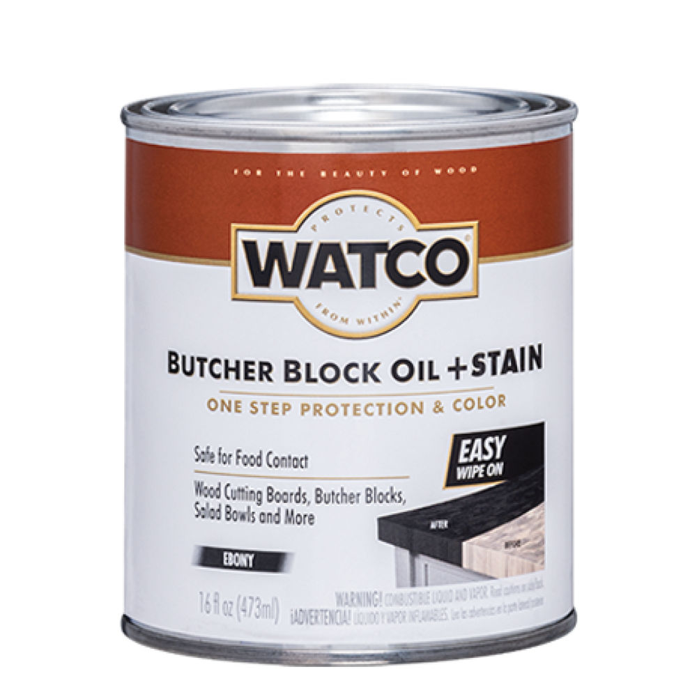 Watco Butcher Block Oil & Stain Ebony 1 pt. at Moscow & Pullman ...