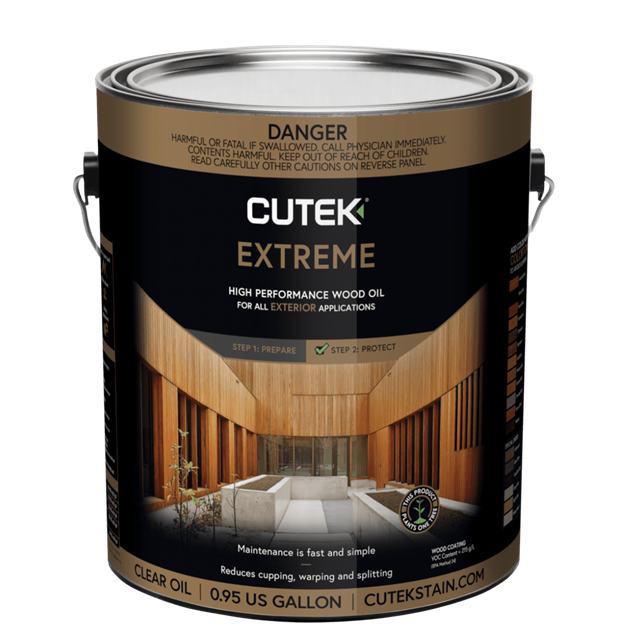 Cutek - Extreme - High Performance Wood Oil - 1 Gallon at Tart Lumber ...