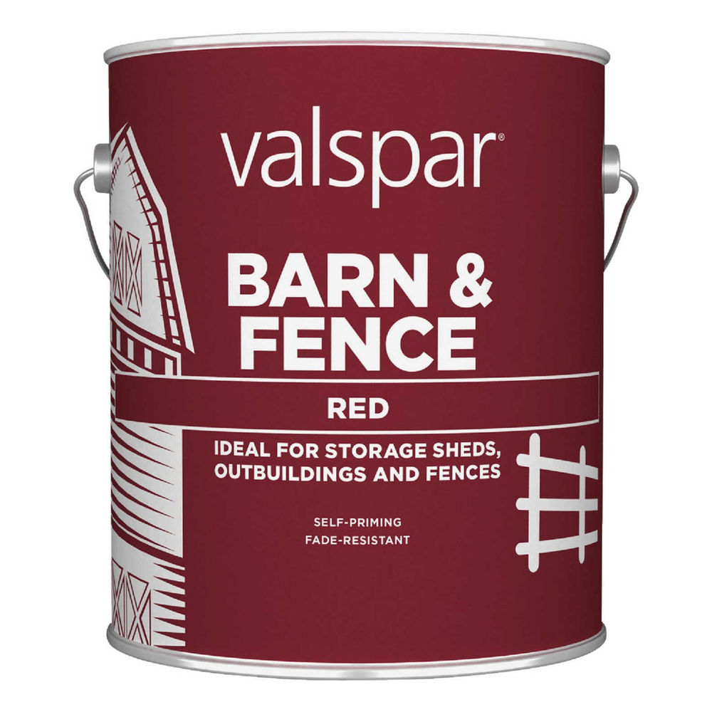 Valspar Barn & Fence Oil Paint Red 1 gal. at Moscow & Pullman Building ...