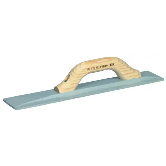 16" x 3-1/8" Beveled End Magnesium Concrete Hand Float Wood Handle at ...