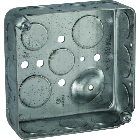 4" Junction Box 21CU 1/2"-3/4" Knockout at Ashby Lumber | Metal 4 ...
