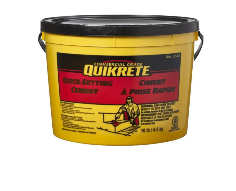 QUIKRETE 4.5kg Quick Set Cement at New Canadians Lumber | Glues & Cements