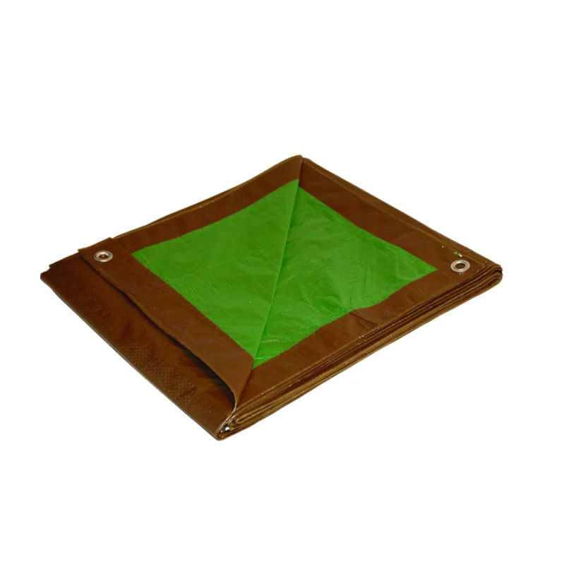 Brown/Green Reversible Foremost Dry Top Tarp 8 ft. x 16 ft. at Moscow ...