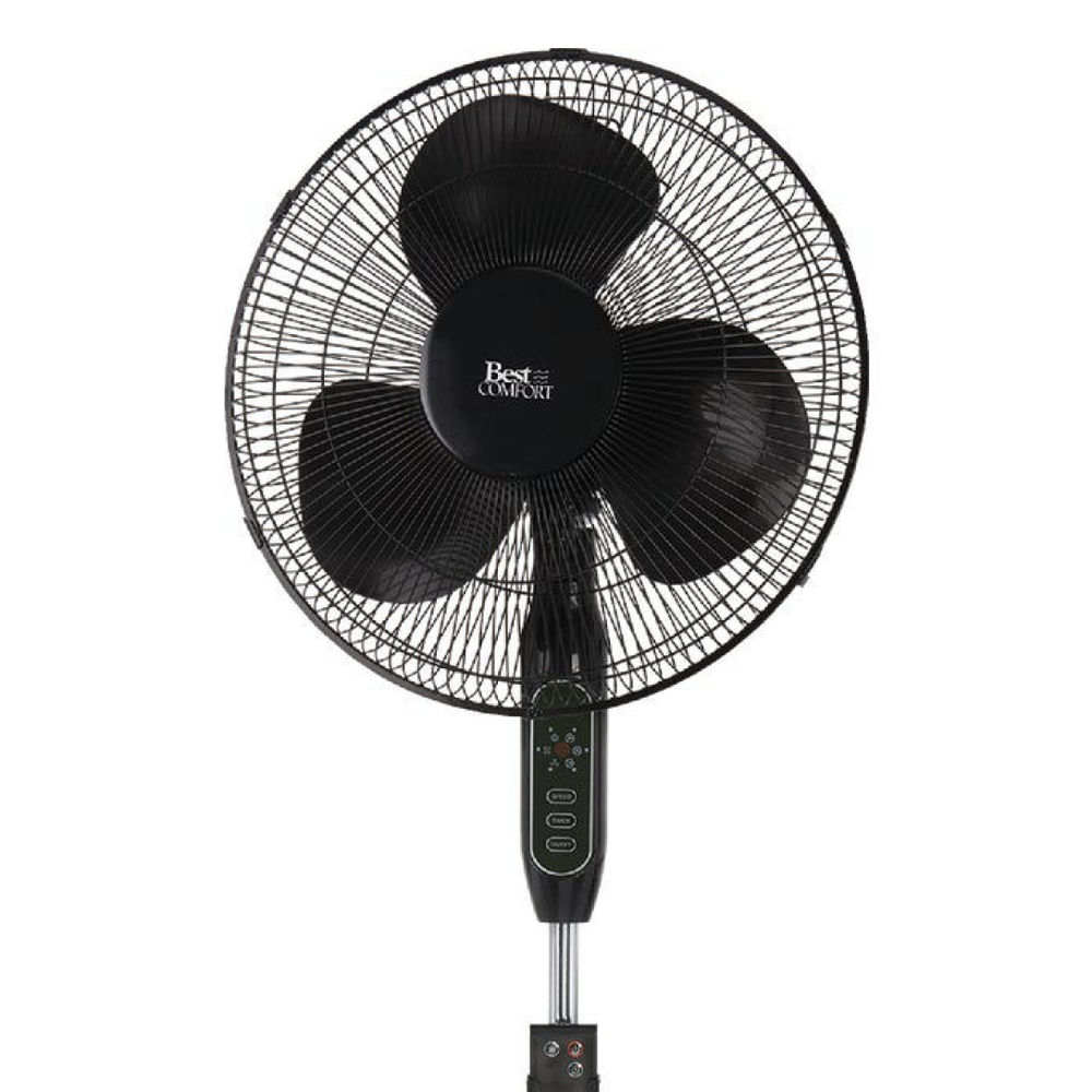Best Comfort 16 in. 3-Speed 42 in. - 50 in. H. Oscillating Pedestal Fan ...