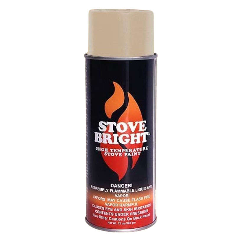 Stove Bright High Temperature Stove Spray Paint Satin Almond 12 oz. at ...
