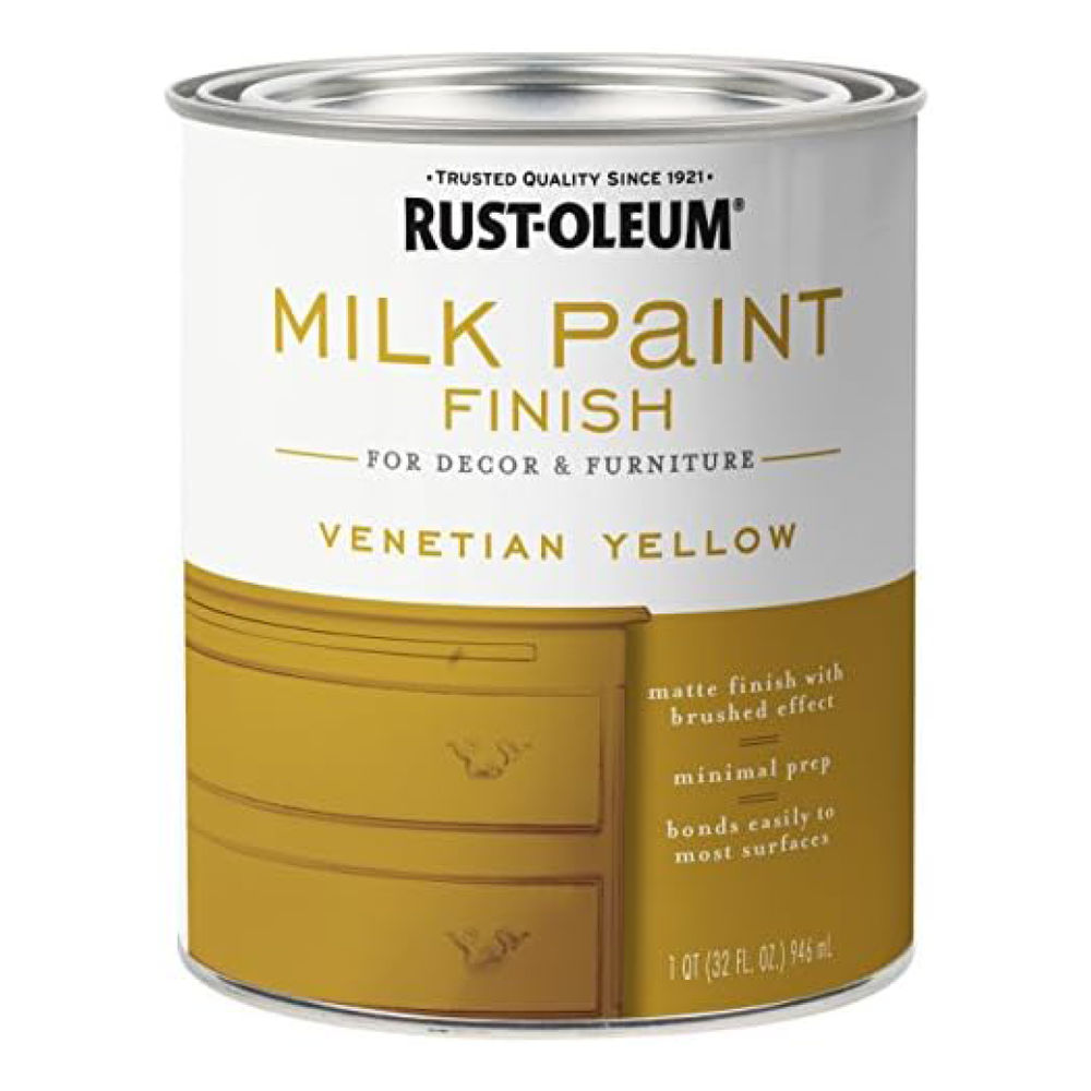 Rust-Oleum Milk Paint Matte Venetian Yellow 1 qt. at Moscow & Pullman ...