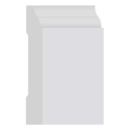 Primed Fj #624 3" Colonial Base at Doug Ashy Building Materials, Inc ...
