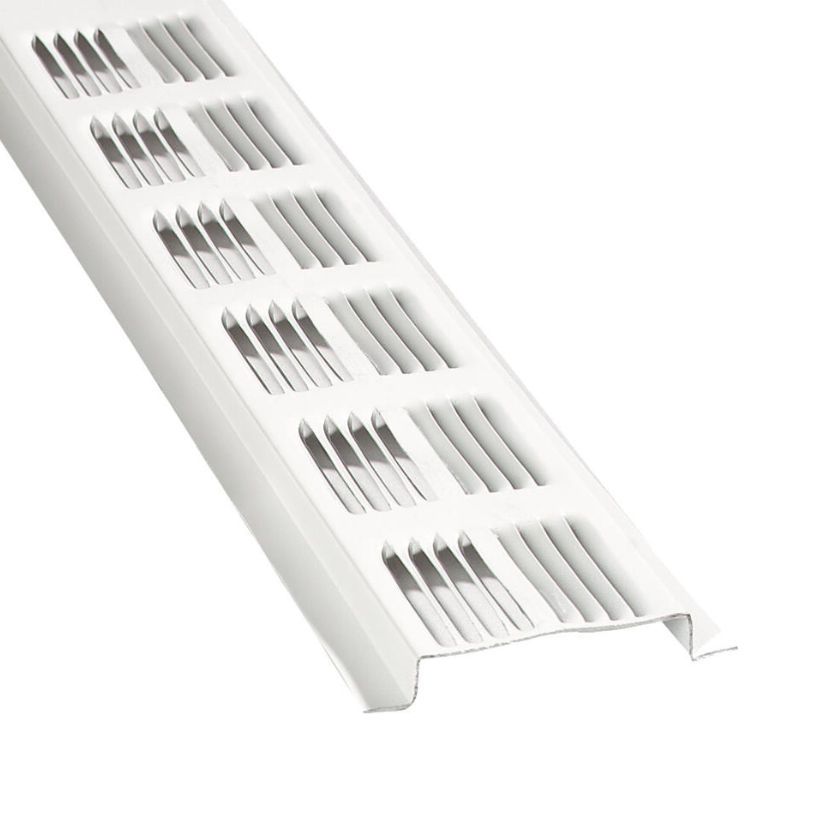 Norwesco 8' Continuous Soffit Vent White at Moscow & Pullman Building ...