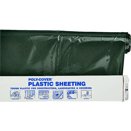 Poly 4Mil 20 x 100 Black at Hiwassee Builders Supply | Poly, Wraps & Tapes