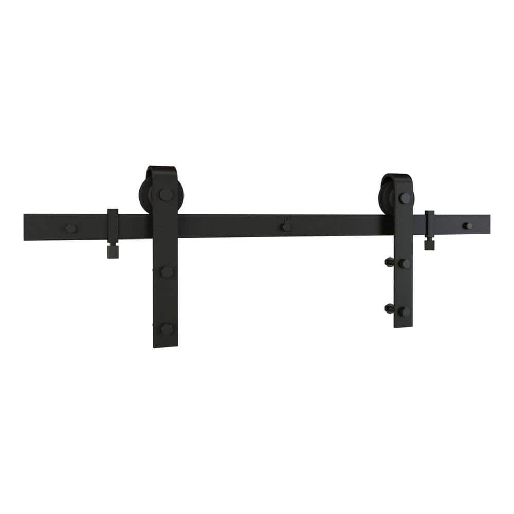 N700-003 Matte Black 72 In Barn Door Kit at Doug Ashy Building ...
