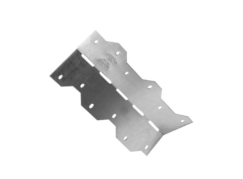 9" SKEWABLE "L" ANGLE BRACKET ZMAX STEEL 18GA TRUE DIMENSIONS 7-1/8 ...