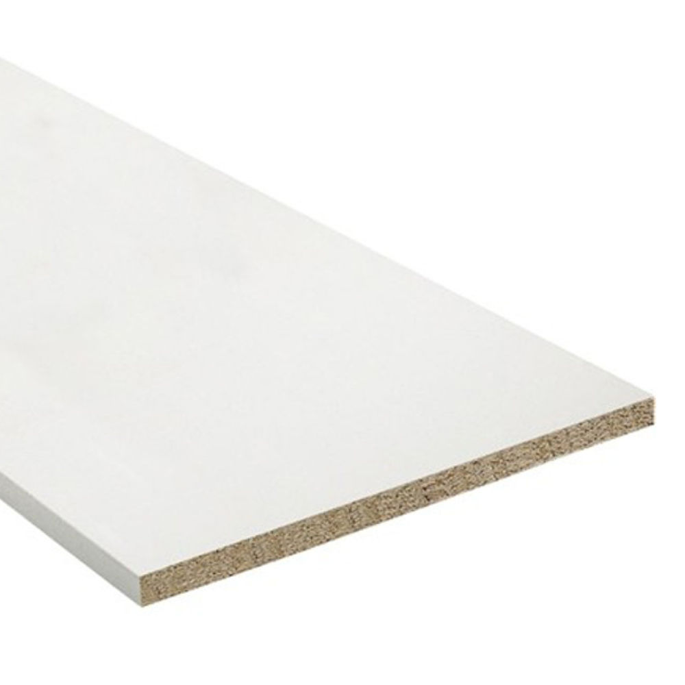 3/4 in. x 16 in. x 145 in. White Melamine Shelving at Moscow & Pullman ...