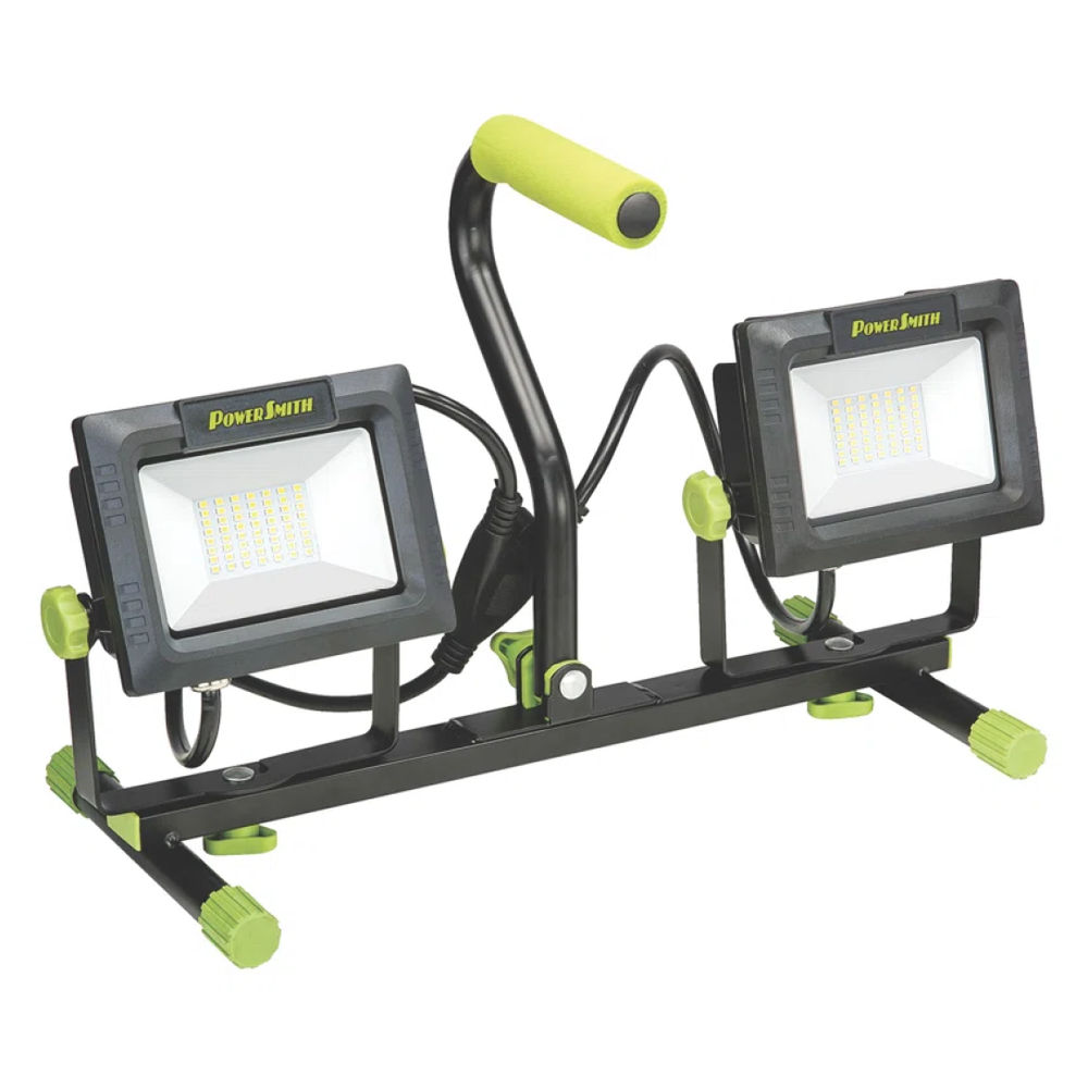 Power Smith 30,000 Lumen Dual-Head LED Work Light with Tripod at Moscow ...