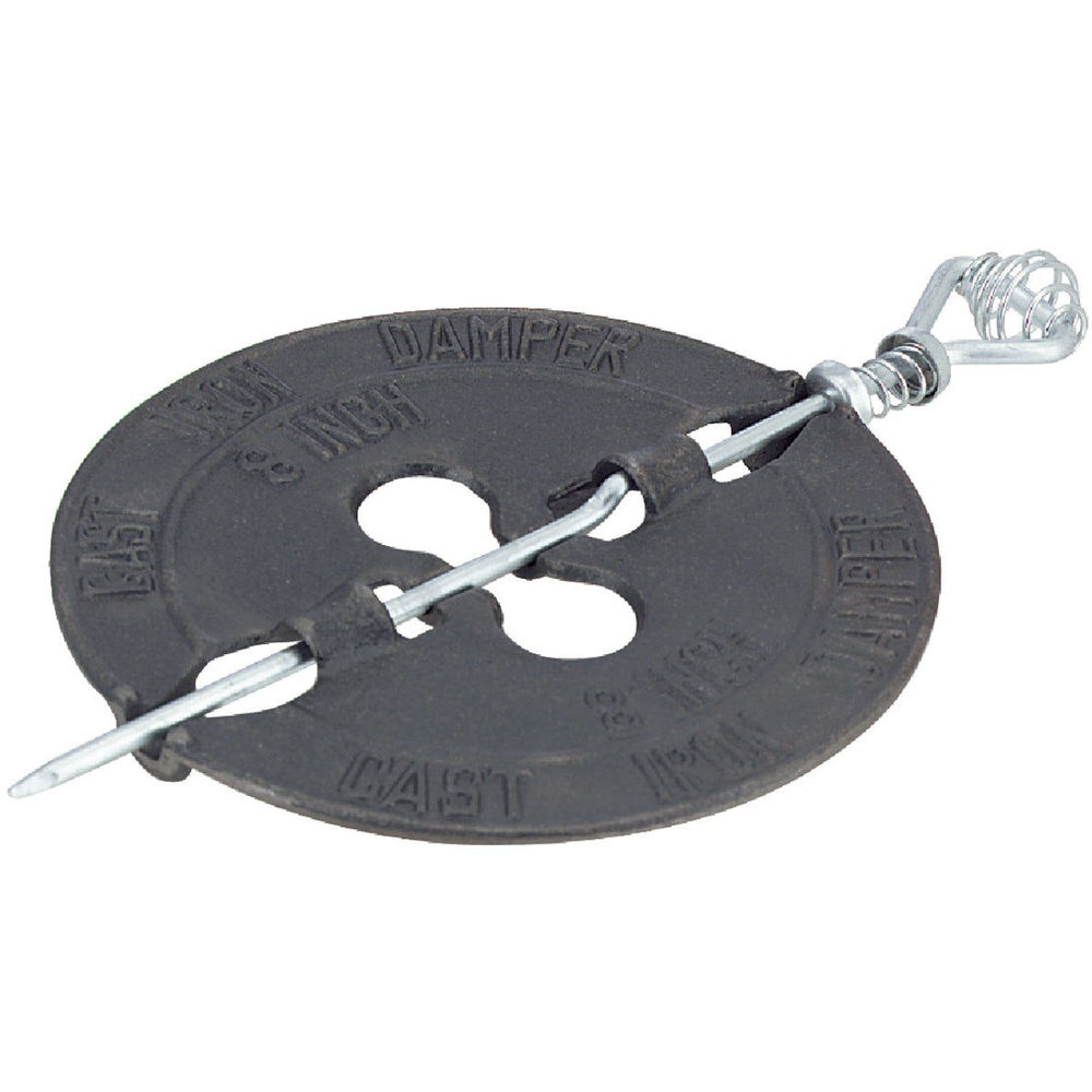 Home Impressions 8 in. Stove Pipe Damper Black at Moscow & Pullman ...