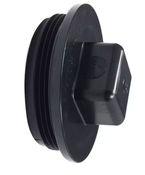 CANPLAS 3" ABS Cleanout Plug at New Canadians Lumber | ABS Fittings