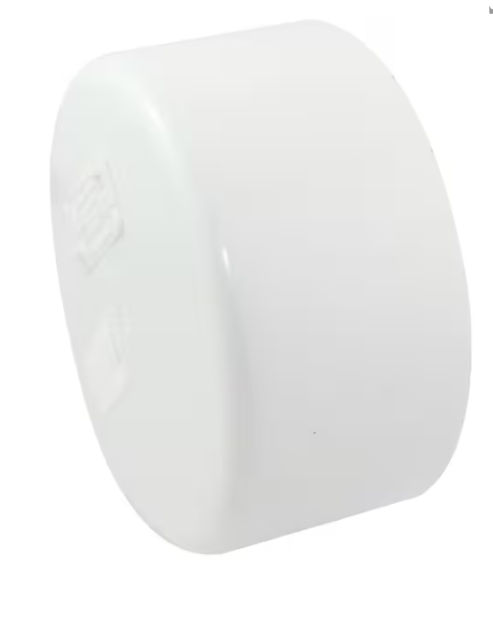 CANPLAS 4" PVC Sewer Cap at New Canadians Lumber | PVC Pipes & Fittings