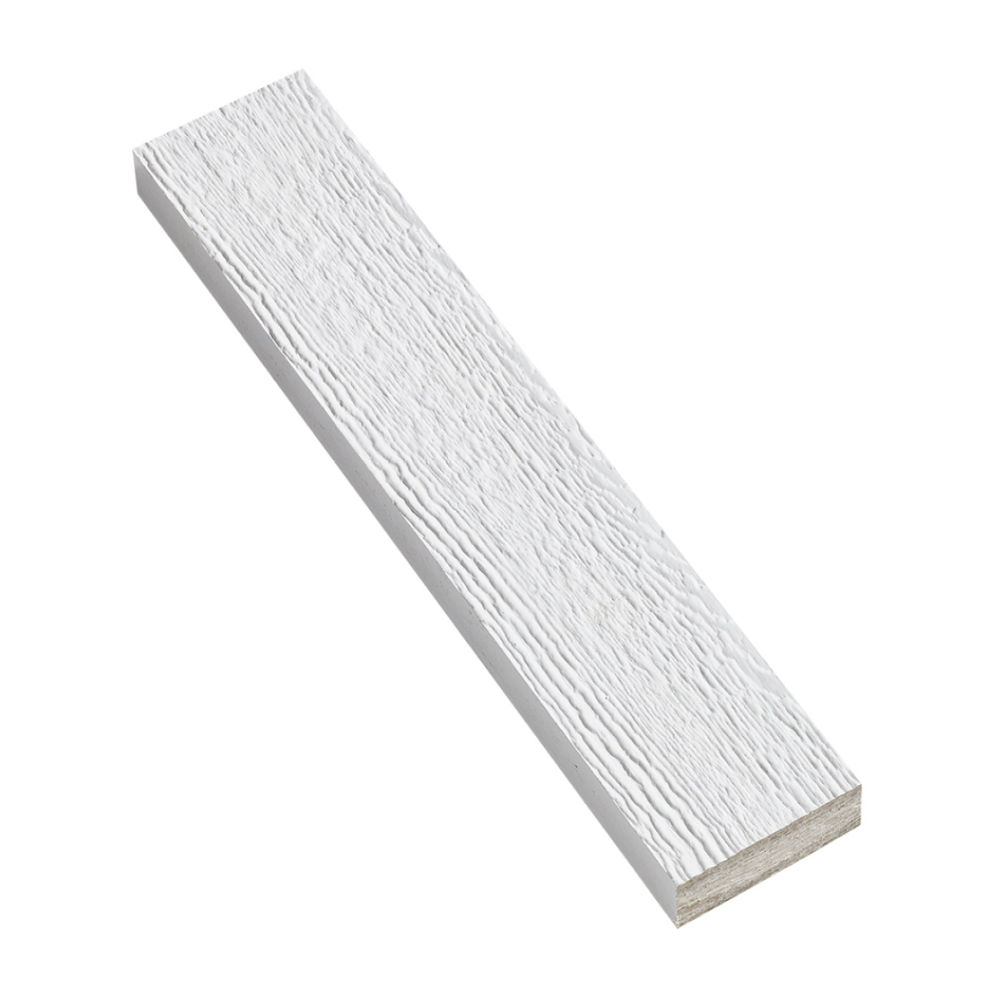 LP 5/4 in. x 4 in x 16 ft. Diamond Kote Woodgrain Trim White at Moscow ...