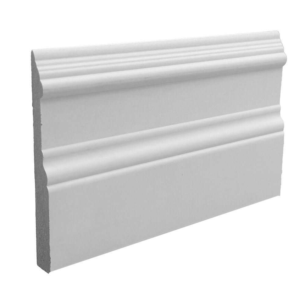 MDF Colonial Baseboard 5/8" x 5" x 16' at Monaghan Lumber | Baseboard