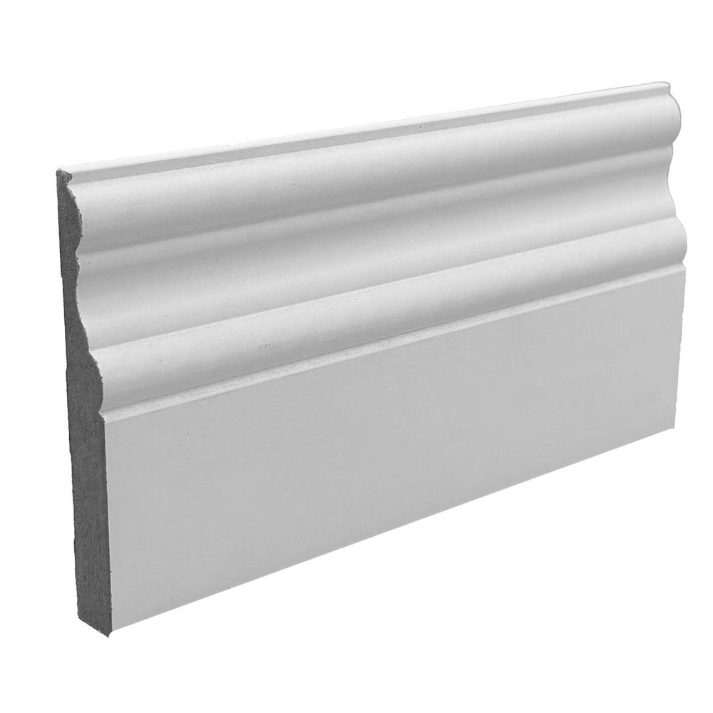 MDF Colonial Baseboard 5/8" x 4 5/32" x 14' at Monaghan Lumber | Baseboard