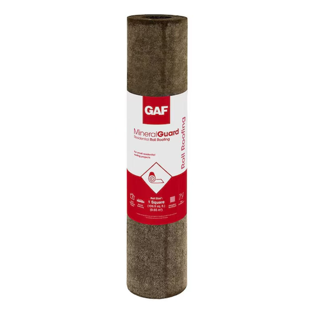 GAF Mineral Guard Residential Roll Roofing White (100 sq. ft.) at ...