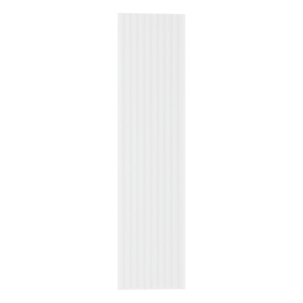 Tuftex SeaCoaster PVC 26 in. x 12 ft. Round Wave Profile Corrugated ...