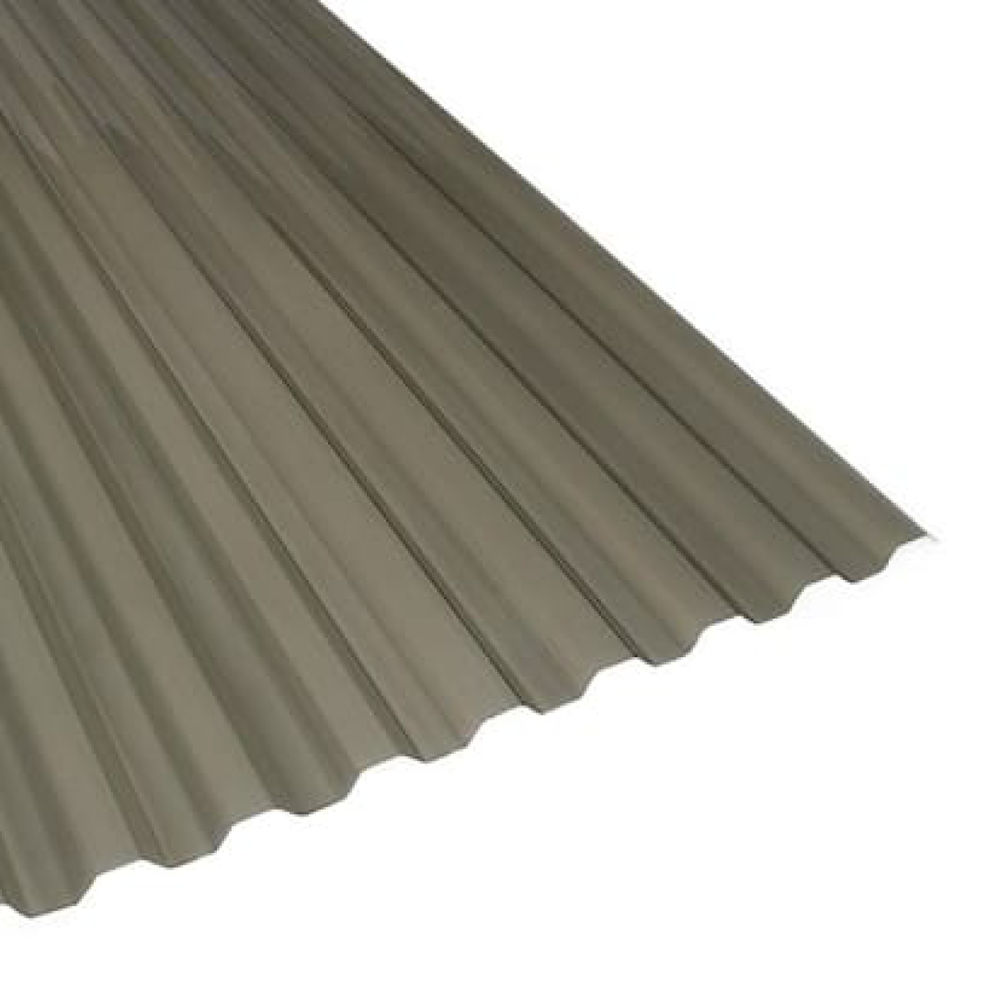 Tuftex Polycarb 26 in. x 12 ft. Square Wave Profile Corrugated Panel ...