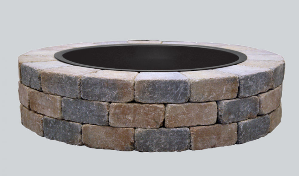 Sunset Fire Pit Round Flanged Ring at Arnold Lumber | Unilock Fire Pit ...