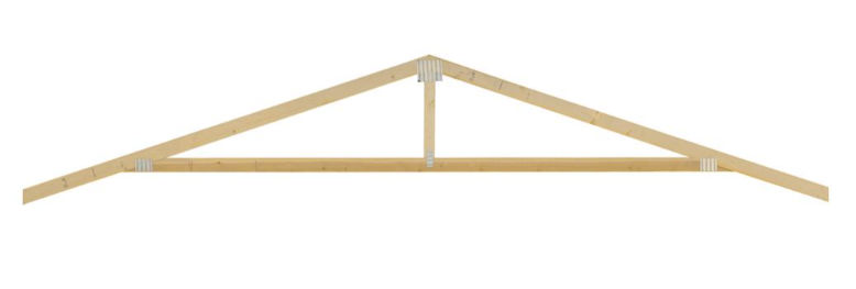 12' Residential Common Roof Truss 4/12 Pitch at Hiwassee Builders ...