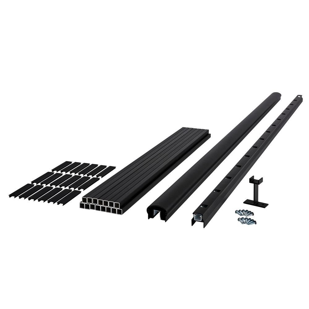 CitySide Black Aluminum 6'oc Level Rail Kit 36" Square Ballusters at S ...