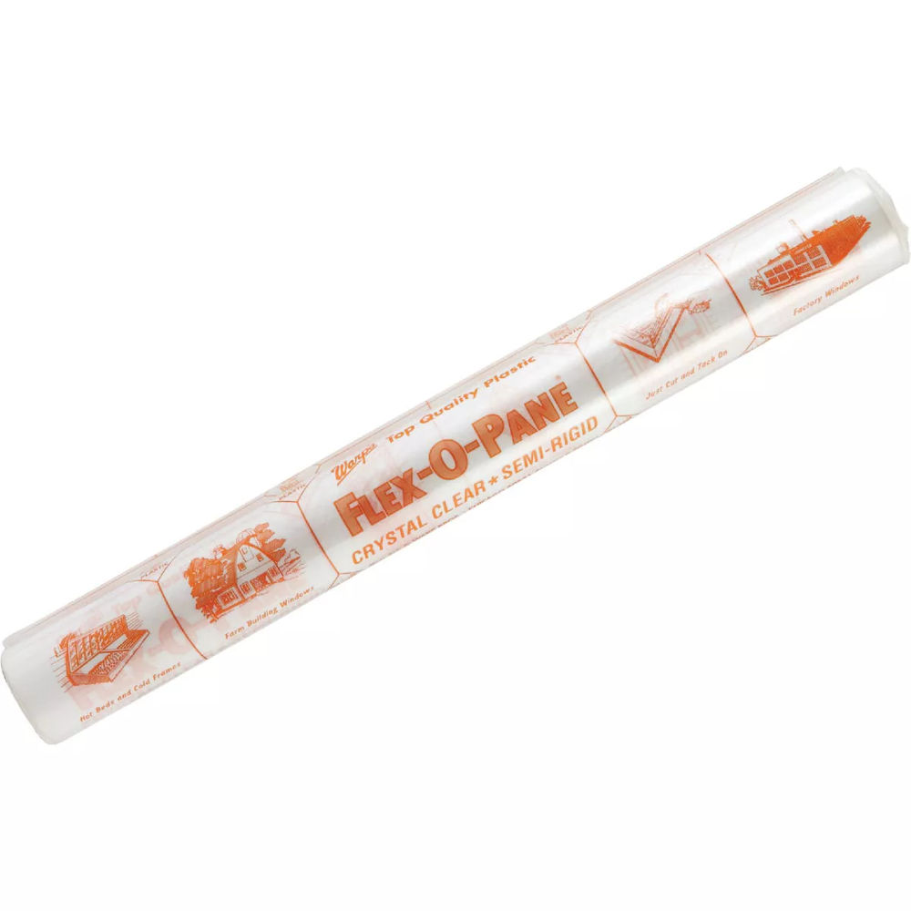 Warp's Flex-O-Pane 36 In. x 75 Ft. x 10 Mil. Semi Rigid Clear Plastic ...