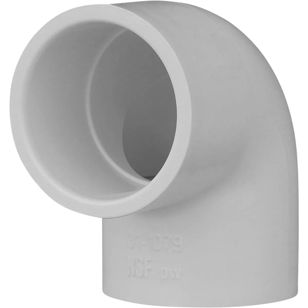 Charlotte Pipe 1 In. Slip x Slip Schedule 40 90 Deg. PVC Elbow (1/4 ...