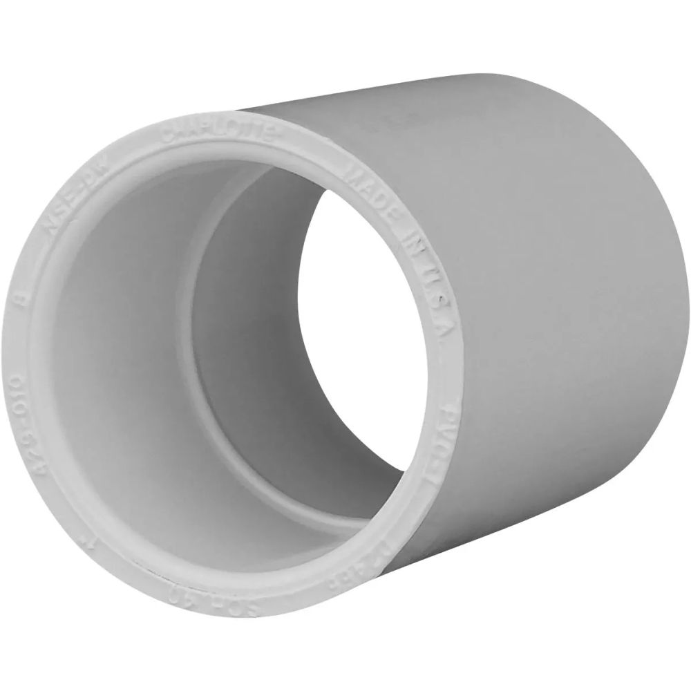 Charlotte Pipe 1 In. Sch. 40 PVC Coupling at S.W. Collins Co. | 1" Sch ...