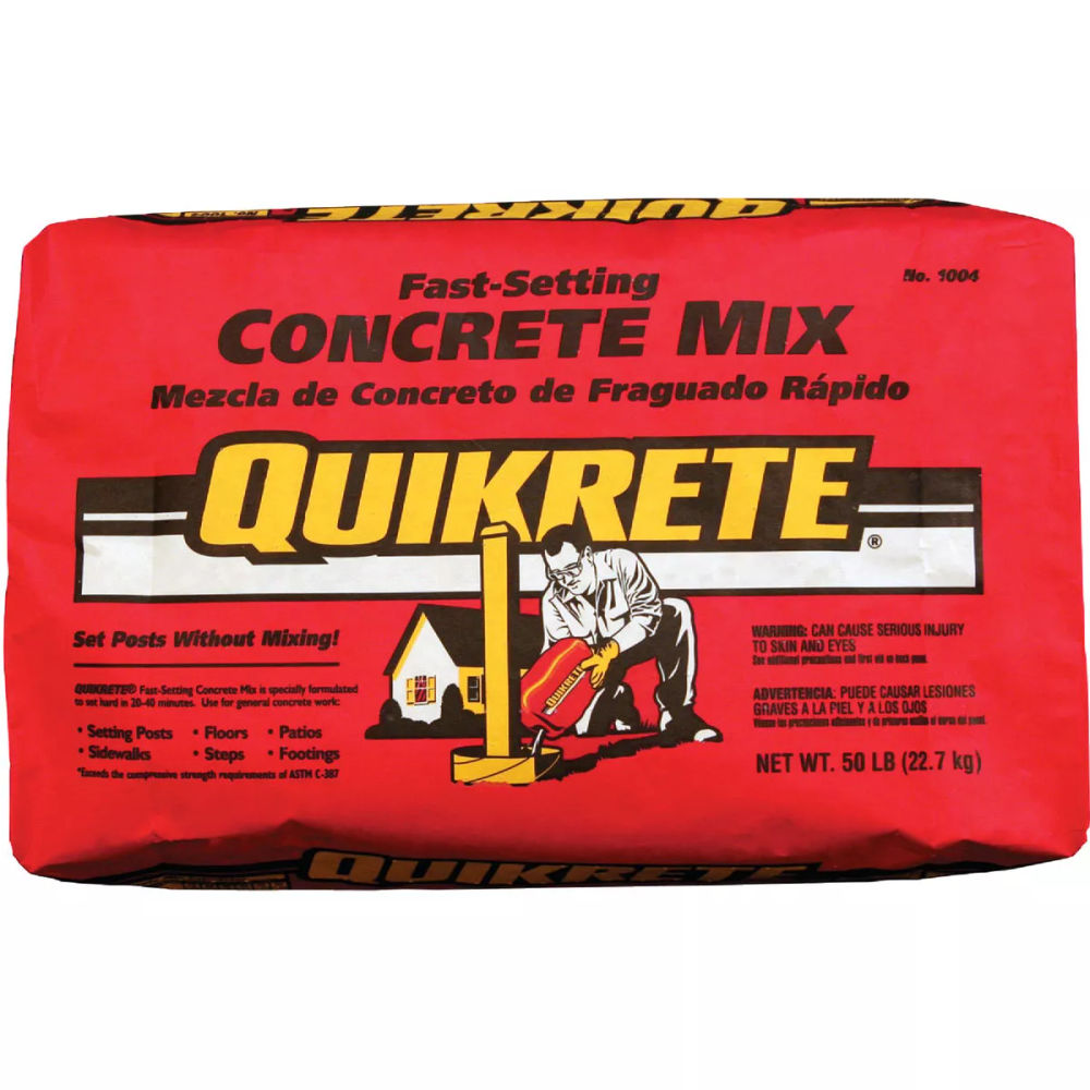 Quikrete Fast-Set 50 Lb. Concrete Mix at S.W. Collins Co. | Bagged ...
