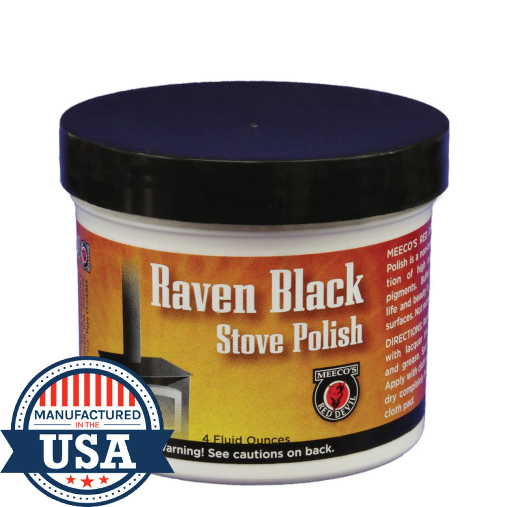 Meeco's Red Devil Stove Polish Paste Raven Black 4 oz. at Moscow ...