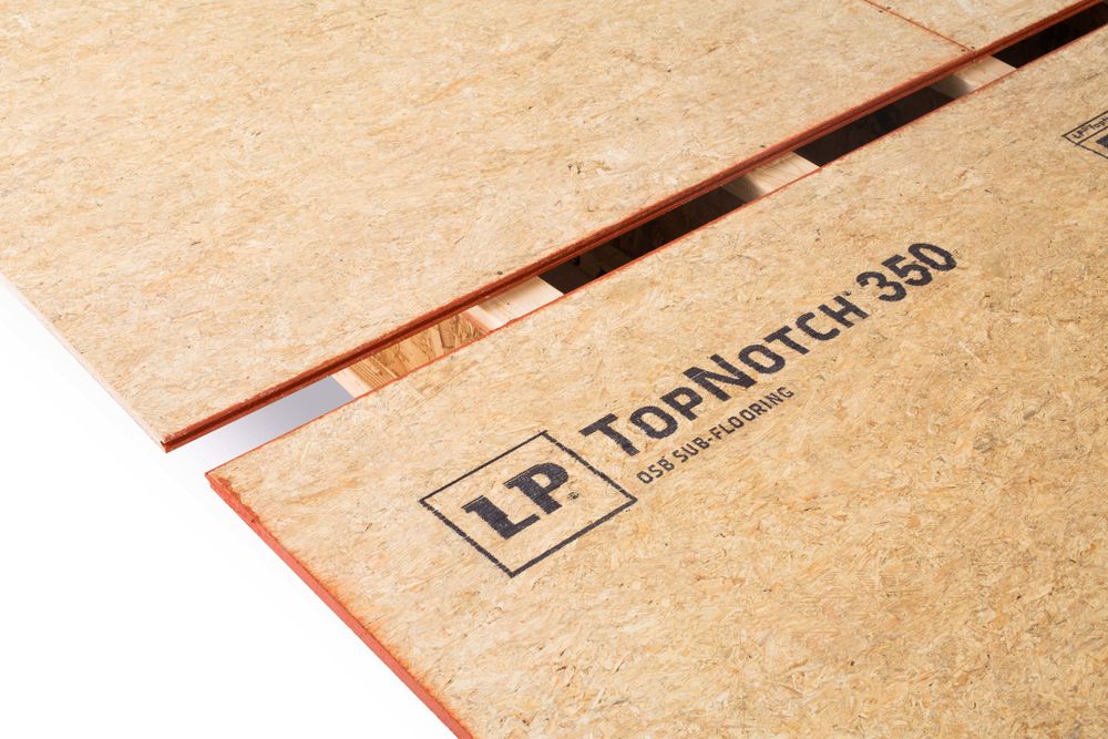 3/4" x 4' x 8' Lp T&G Osb Ff Top Notch 350 Sub-Floor Zb Treated Panel ...