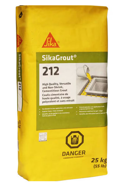 Sika Grout #212 25kg Versatile Non-Shrink Cementitious Grout 93309 at ...