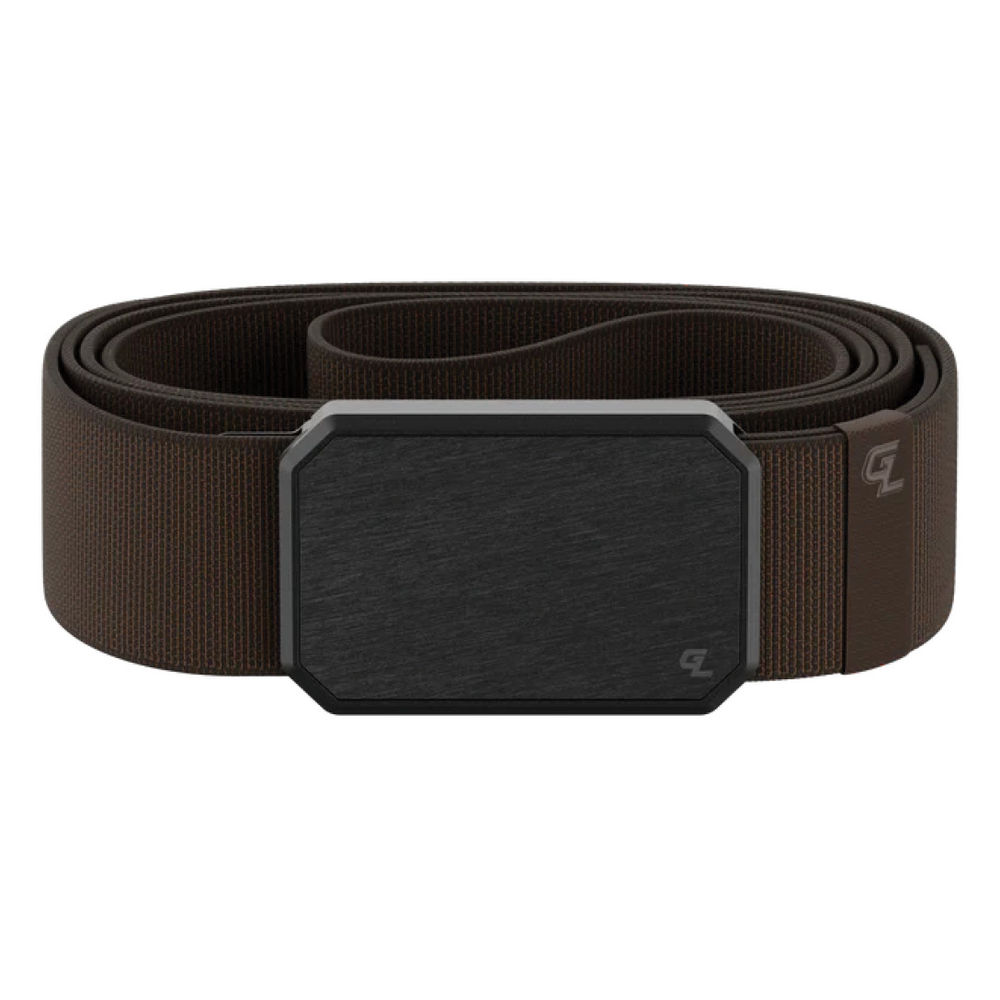Groove Men's Brown Belt with Gun Metal Buckle (One Size) at Moscow ...