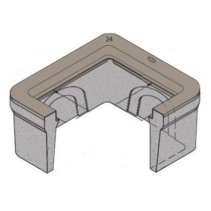 Christy B24 Concrete Dual Utility Box 18" x 19" at Central Valley ...