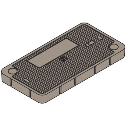 Christy N16 Concrete Electric Lid 11" x 21" at Central Valley | Valve ...